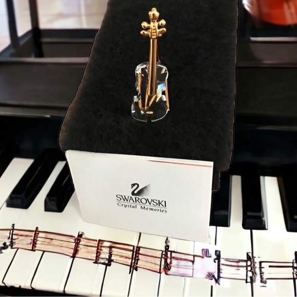 Swarovski | Accents | Swarovski Crystal Memories Miniature Violincello ...
